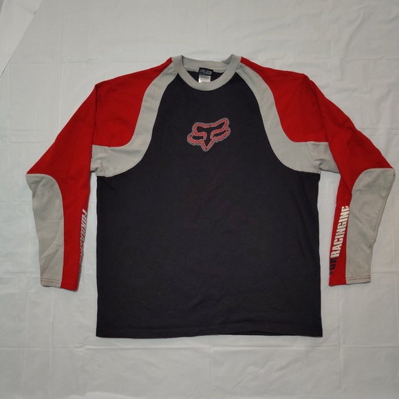 Fox | Shirts | Vintage Fox Racing Long Sleeve | Poshmark